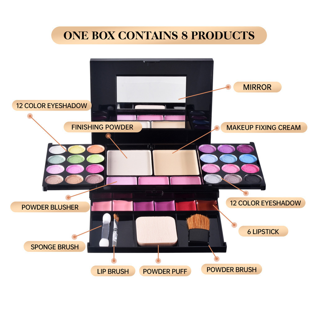 Professional Makeup Kit ,Makeup Pallet,All In One Makeup Gift Set For ...
