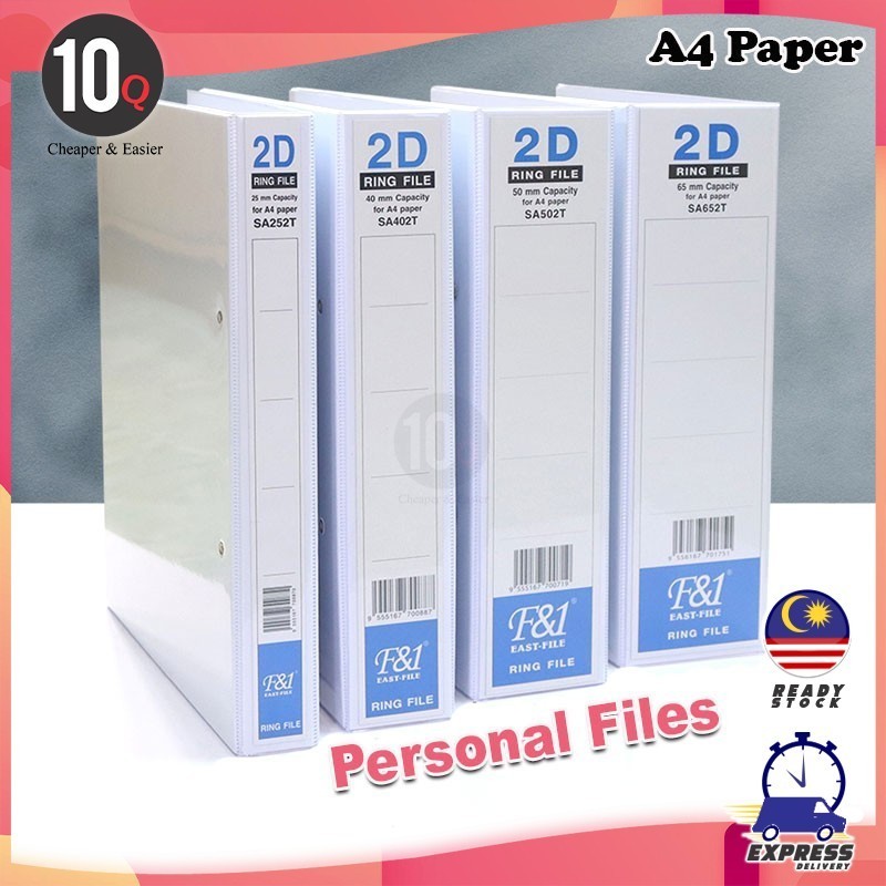 Alba Rado PVC 2D White Ring File A4 Insert Binder - Fail Putih AlbaRado ...