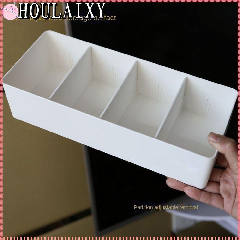 HOULAIXY Desktop Storage Box, Removable Partitions Durable Cosmetic ...
