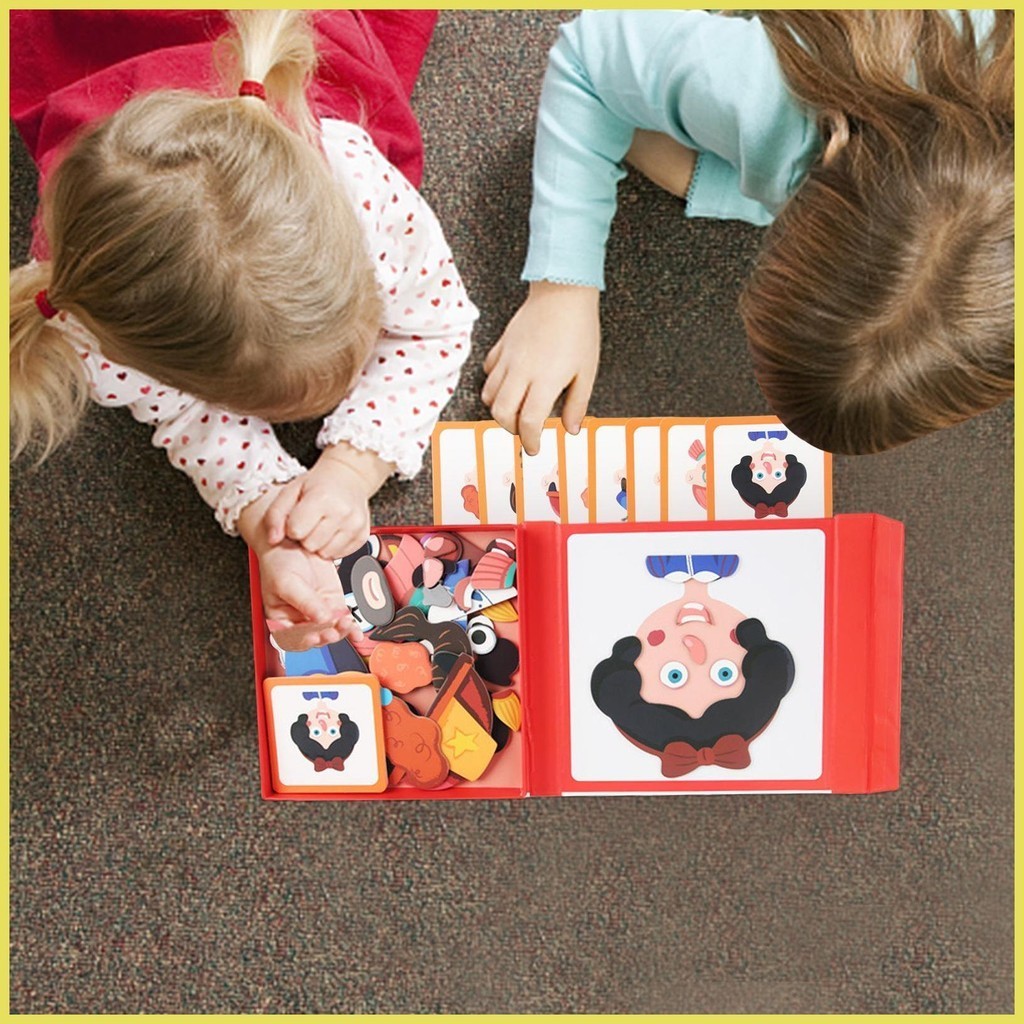 Magnetic Jigsaw Puzzle Magnetic Puzzle Game Fine Motor Skills Toy ...