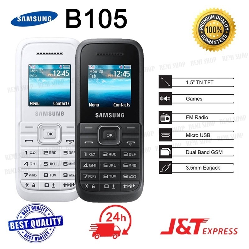 Original B105E Keypad Phone Original Backup cellphone Single Sim mobile ...