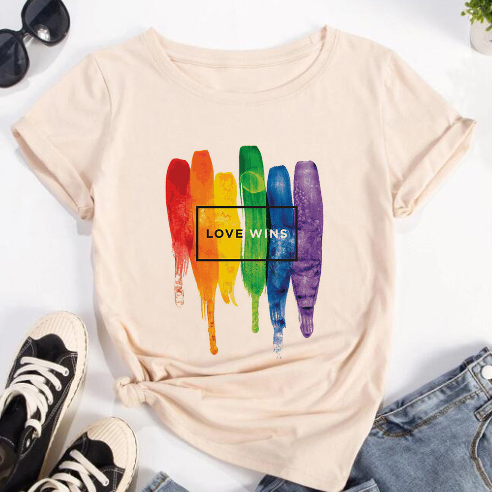 Pride Lgbt Lgbtq top women Y2K Japanese graphic tshirt female harajuku ...