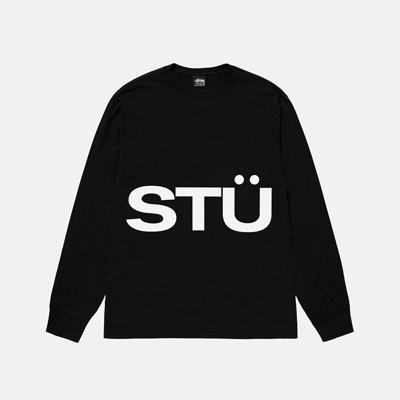 STU 24SS ALL CAPS T-SHIRT LONG SLEEVE | Shopee Philippines