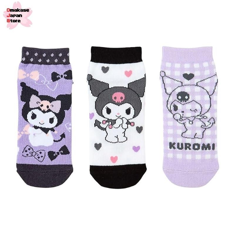 Sanrio Kids Socks 3 Pair Set 19-21cm Chromie Chromie-chan | Shopee ...