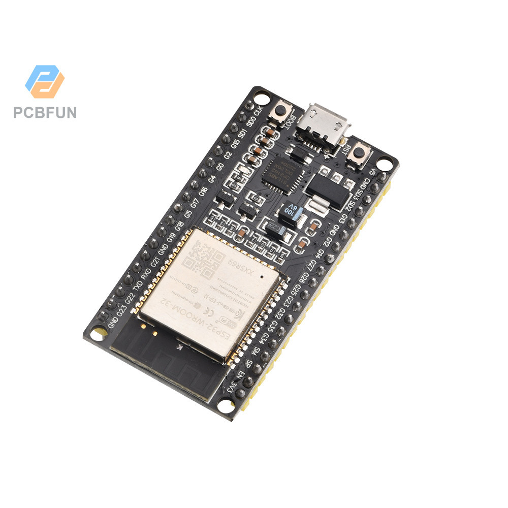 Pcbfun 3PCS ESP32 WIFI Bluetooth Development Board CP2102 Yellow Pin ...