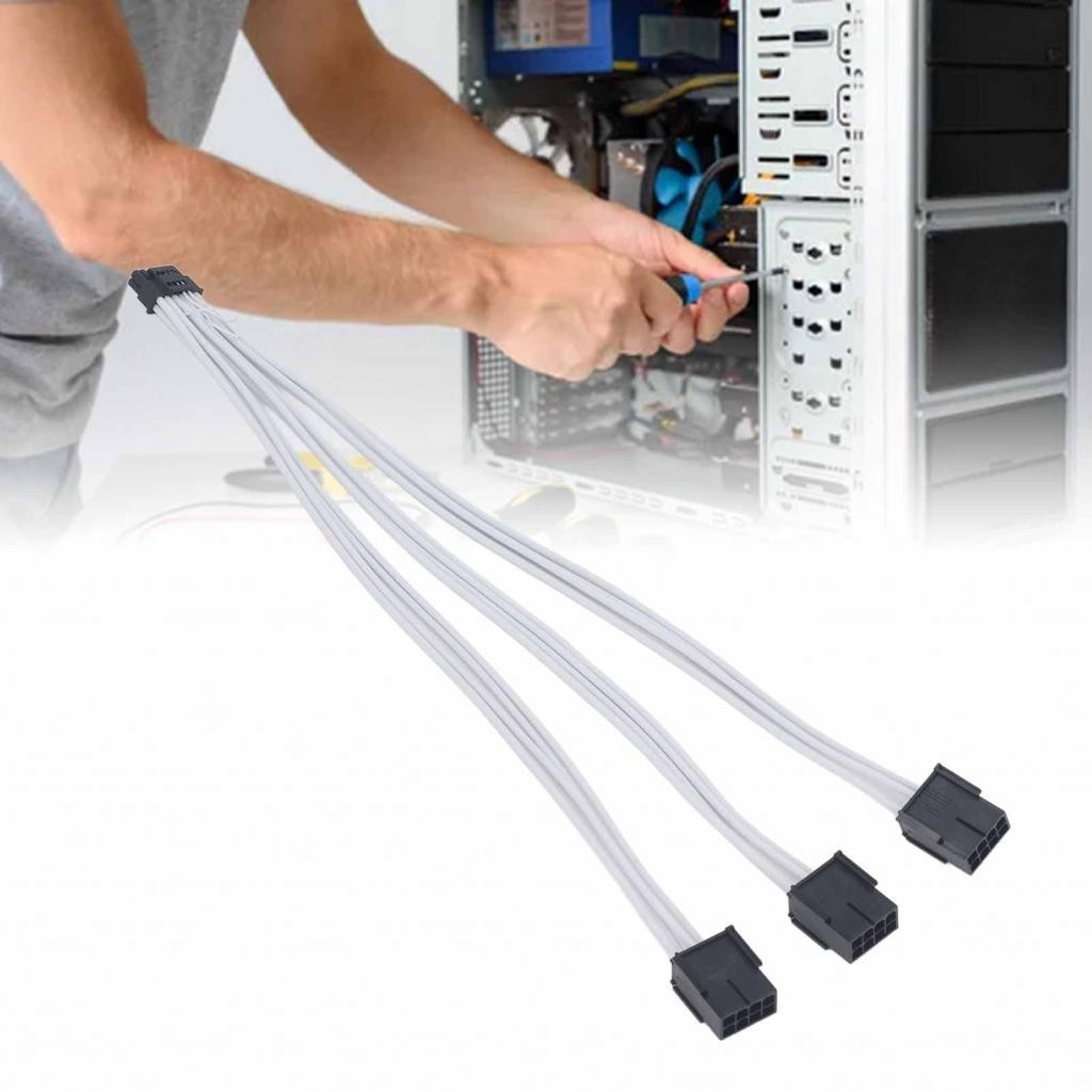 Freemarket 90 Degree 16Pin GPU Extension 16 Pin To 3x 8 Pcie Cable Good ...