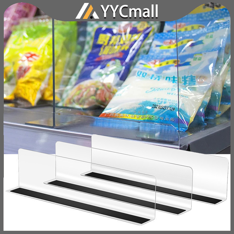 PVC Shelf Dividers Clear Closet Shelf PVC Barrier Table Shield Divider ...