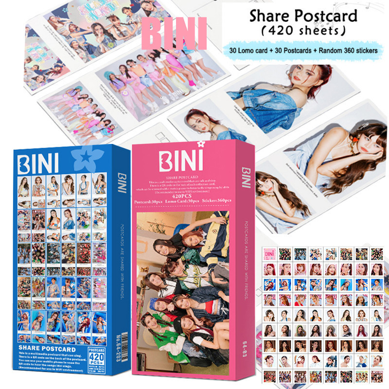 New 420/92 Piece BINI Lomo Cards Bini Photocards Photocard PostCard ...