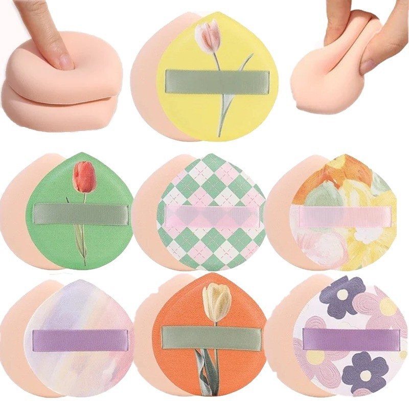 Water Drop Shaped Make-up Puff/Wet Dry Use Cosmetic Sponge/Soft Large ...