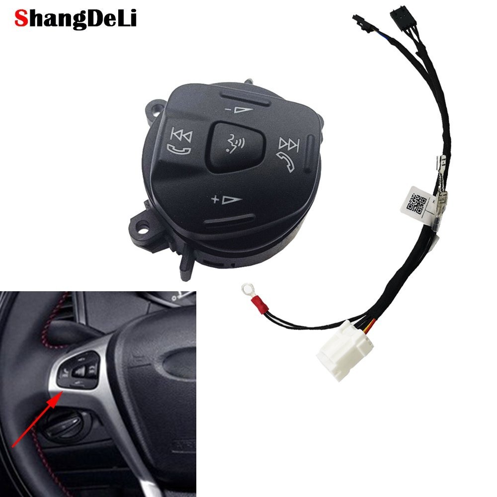 RR+Steering Wheel Cruise Audio Volume Sound Control Switch With Wire ...