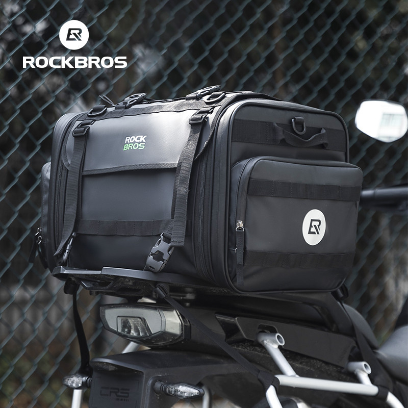ROCKBROS Rear Seat Motor Bag Universal Portable Big Capacity Riding Bag ...