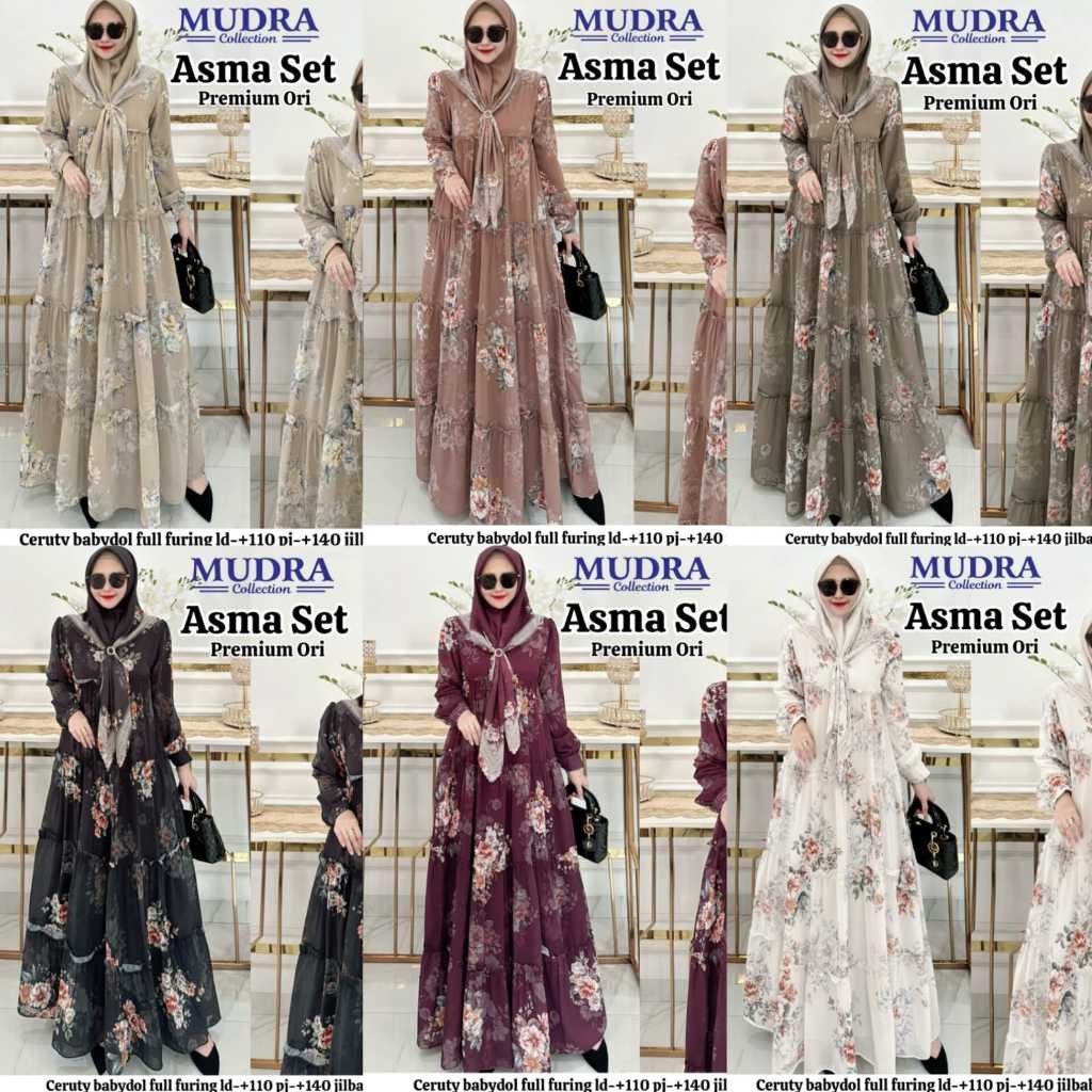 Asma Women's Fashion HIJAB SET From MuDRa | Shopee Philippines