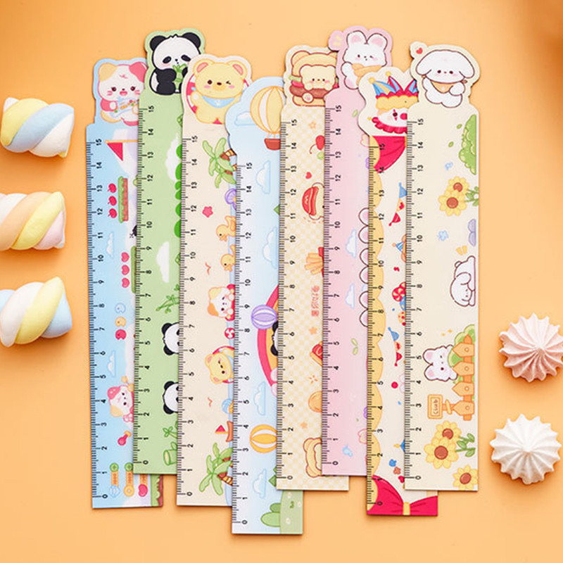 Colorful Magnetic Soft Ruler for Students, 15cm Metric Ruler with ...