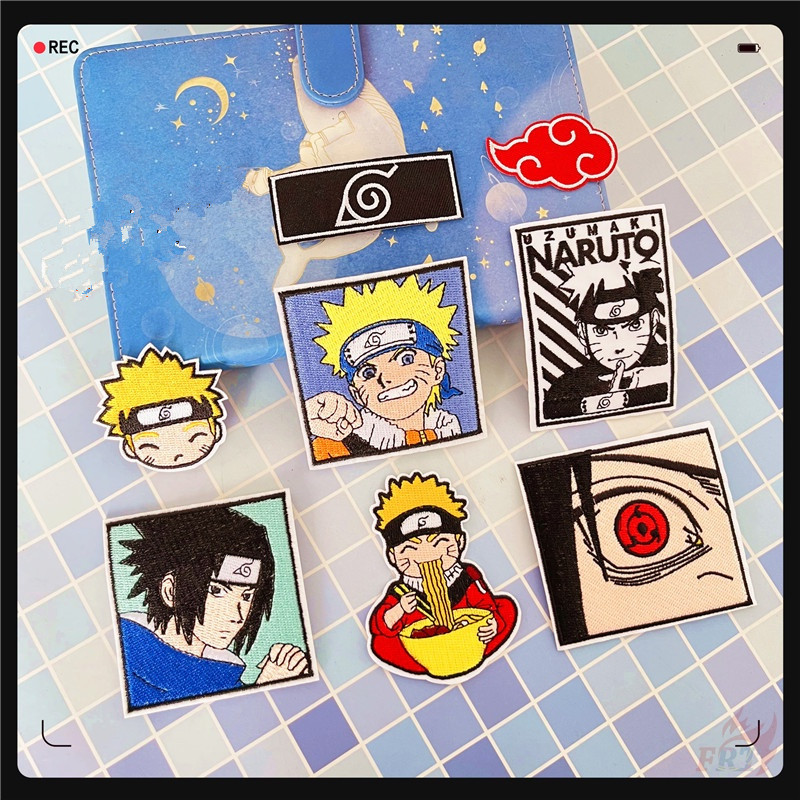 ♥ Naruto - Sasuke Akatsuki Sharingan Iron-On Patch ♥ 1Pc Anime DIY Sew ...
