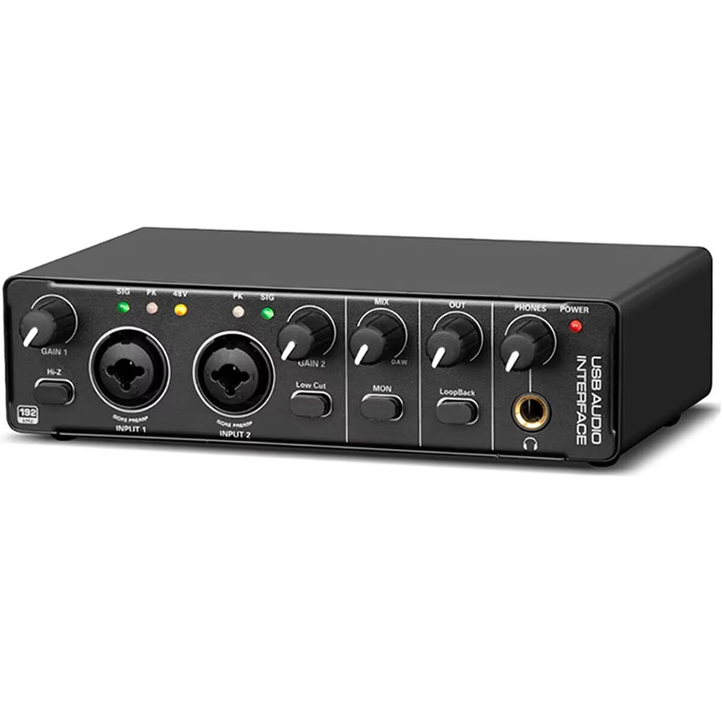 Professional Sound Card Depusheng MD22 Audio Interface with Monitoring ...
