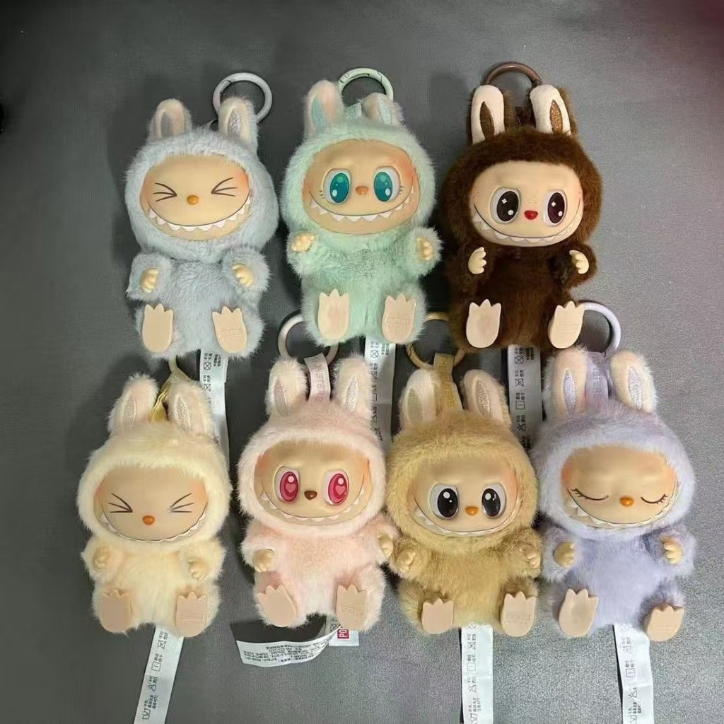 Bubble LABUBU Sitting Labu Party Vinyl Bubble Mystery Box Macaron ...