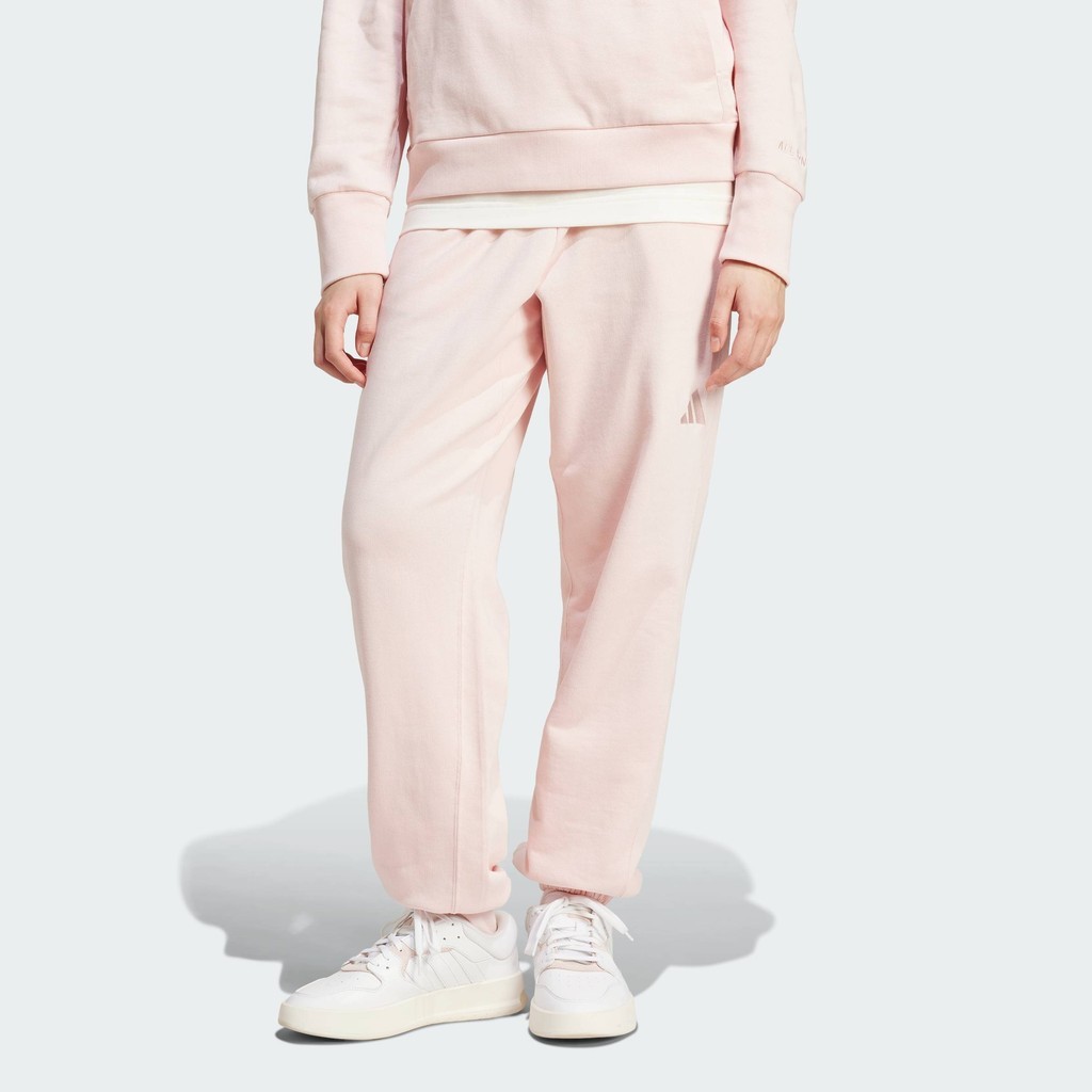 adidas Lifestyle ALL SZN French Terry Loose Pants Women Pink IY6817 ...