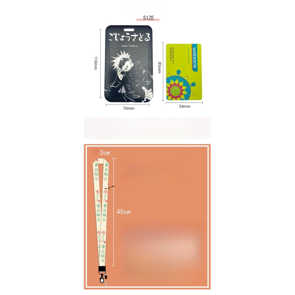 Love and Deepspace 2D Anime Student Bus and Subway ID Card Protection ...