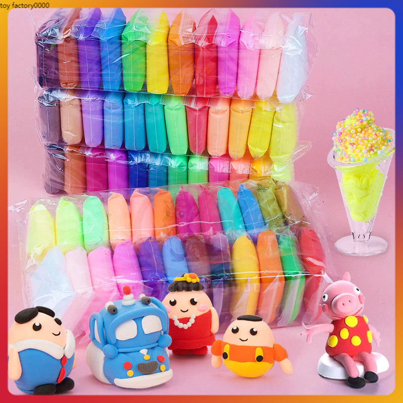 36 Colors Super Lightweight Air Dry Modeling Clay Kit DIY Lightweight ...