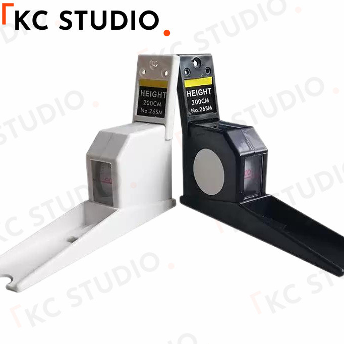 200CM Stadiometer Black Wall Mounted Height Meter Growth Ruler CM ...