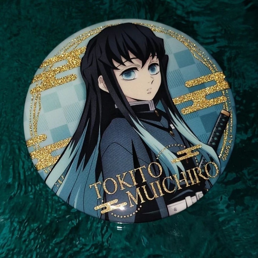 Anime Demon Slayer Tokito Muichiro Bar Chi 58mm Tinplate Badge Bar Chi ...