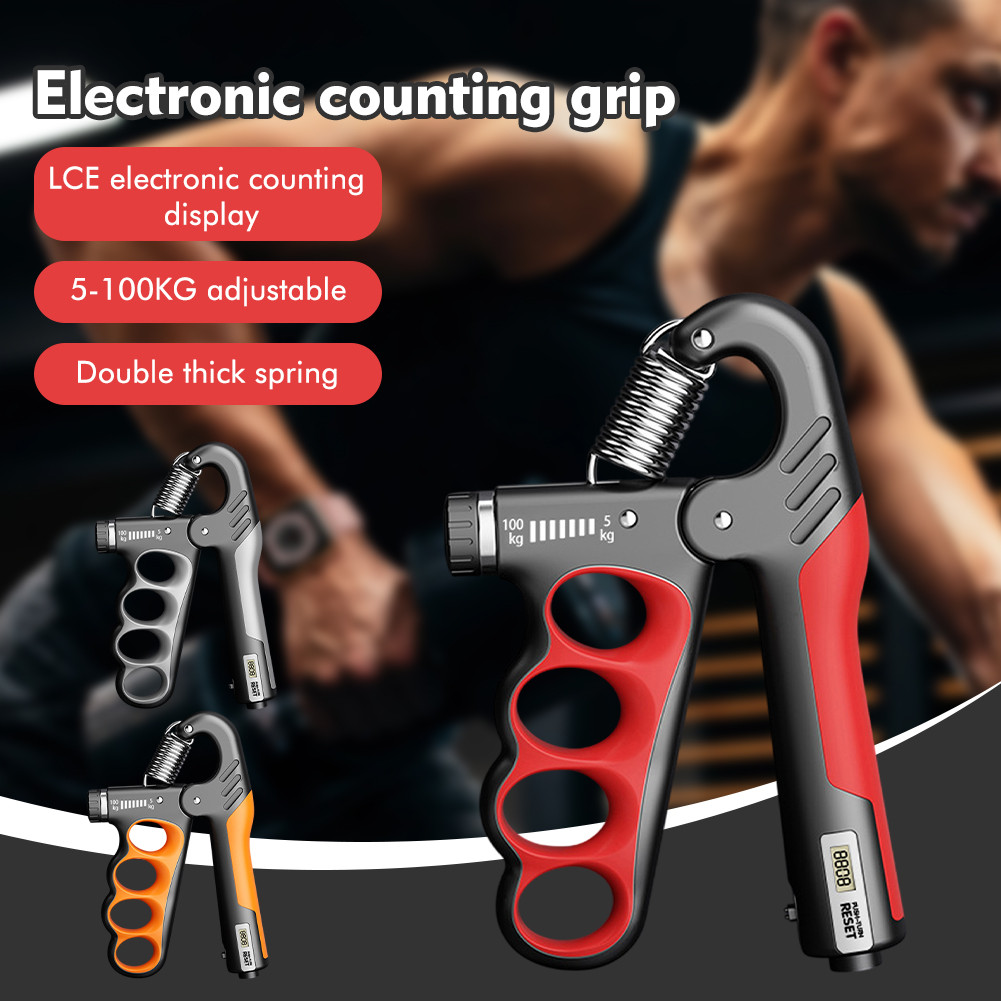 R Type Hand Grip Adjustable Electronic Counting Grip Professional Hand ...