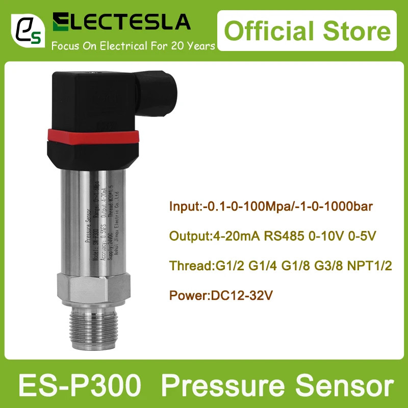 SCop of the pressure transmitter -0.1-0-100MPA output 4-20MA 0-5V RS485 0-10V NPT1/4 pressure ...