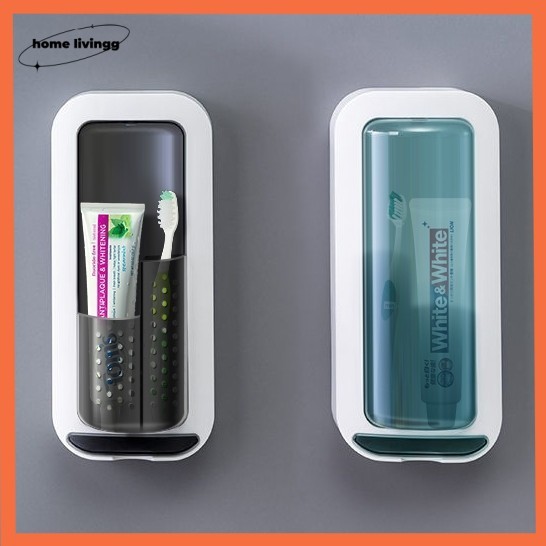 Rotating toothbrush and toothpaste storage rack Bathroom storage rack ...