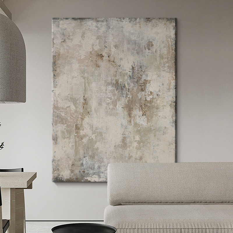 Ancient Footprints Wabi-Sabi Style Abstract Texture Decorative Painting ...