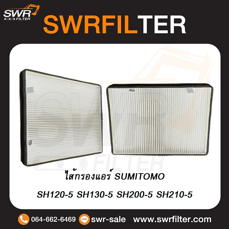 SUMITOMO Air Cond Cabin Filter SH120-5 SH130-5 SH210-5 SH240-5 SH350-5 ...