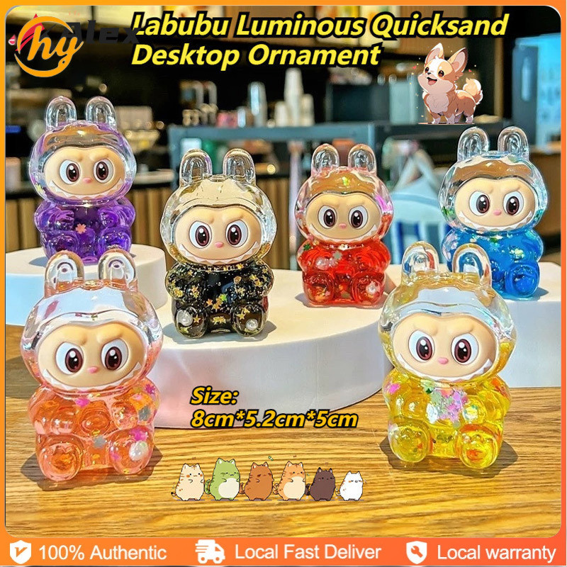 Labubu Doll Desktop Ornaments Doll Keychain Blind Box Acrylic Labubu ...