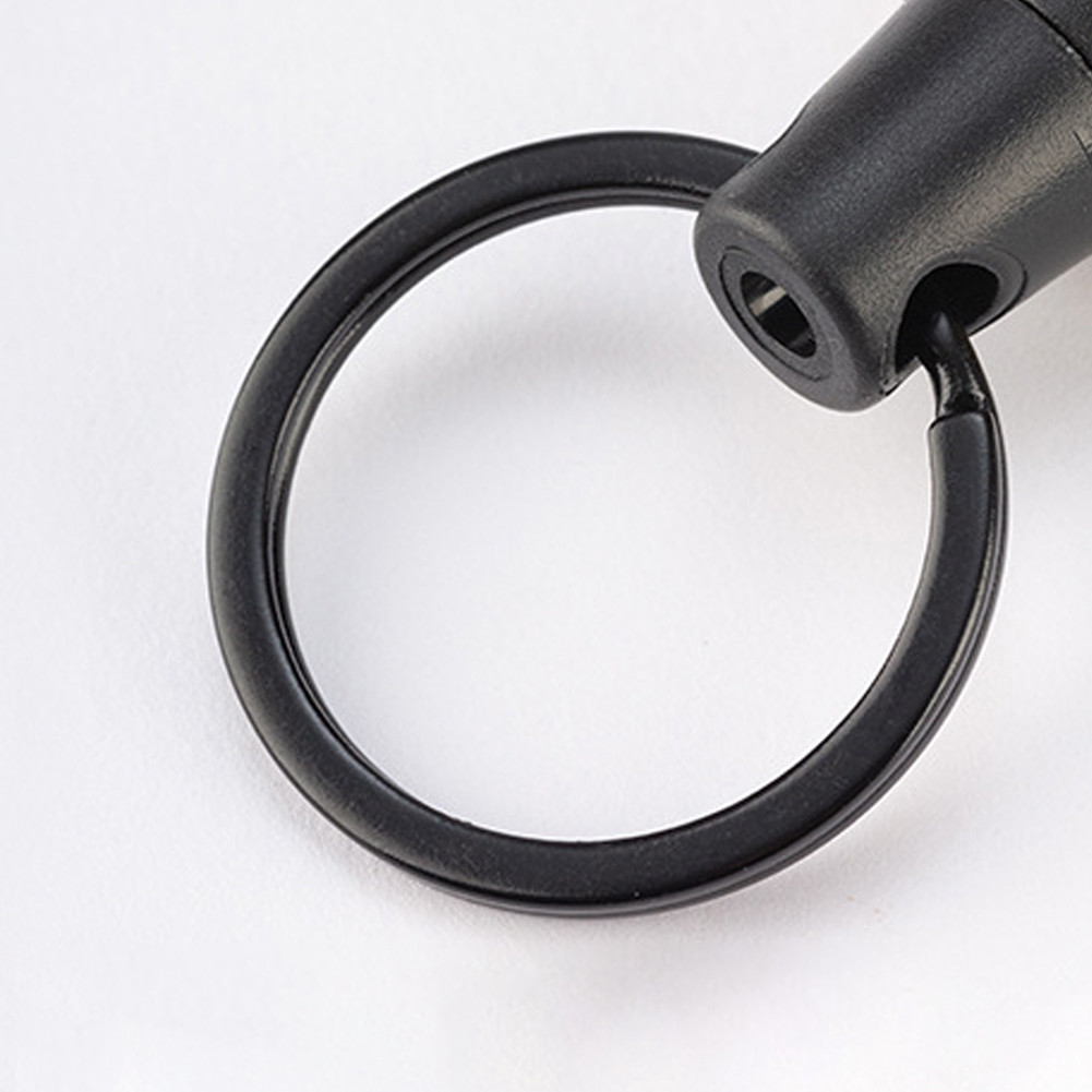 - Outdoor Wire Rope Keychain with Belt Clip Telescopic Keychain for ...