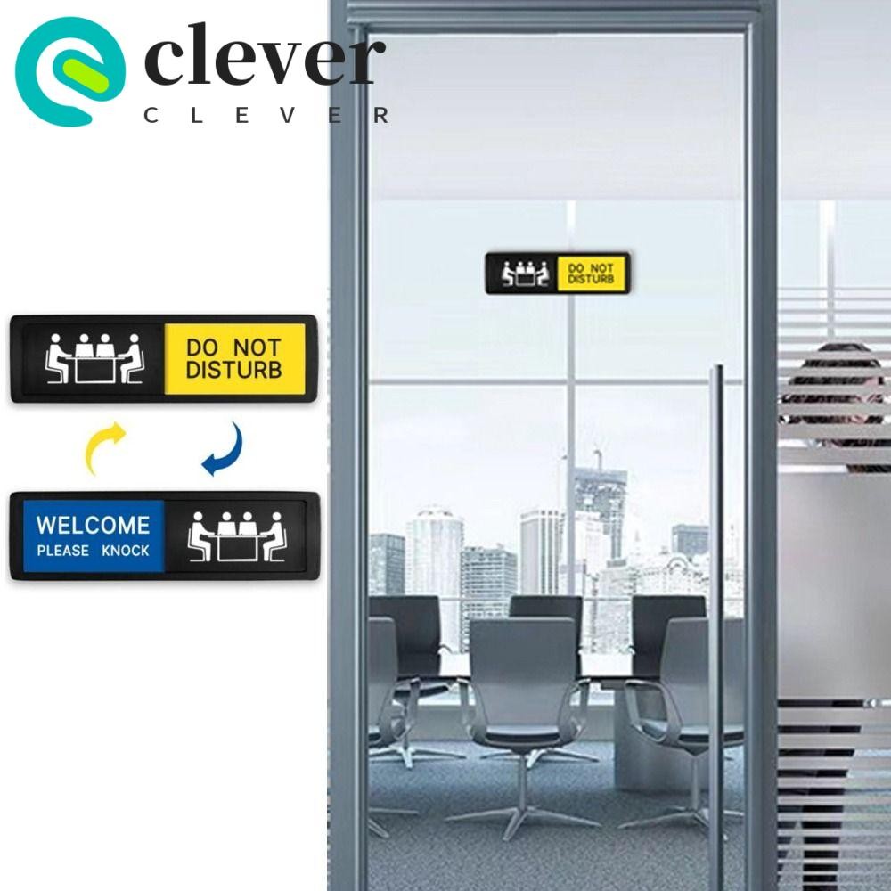 CLEVER Office Door Sign, Acrylic Waterproof Reminder Signs, Durable ...