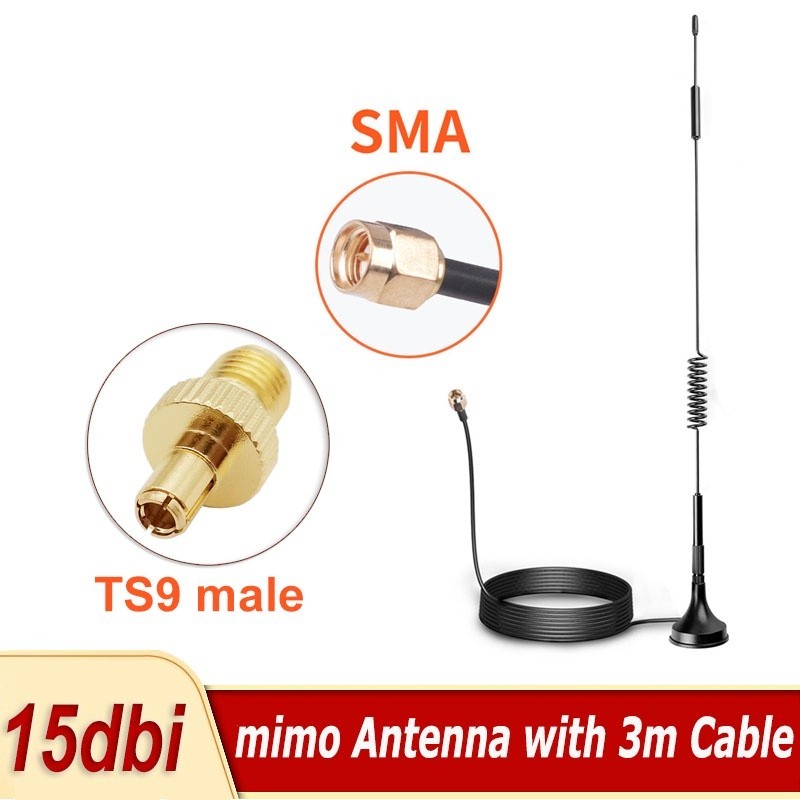 15dbi Magnet Outdoor Antenna 4G LTE CPRS GSM 2.4G WCDMA 3G Antenna SMA ...