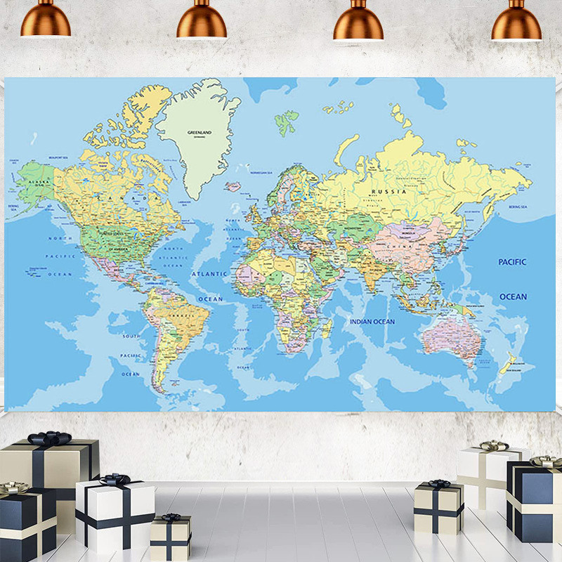 1set World Travel Map Birthday Party Decoration For KidsTravel Map ...