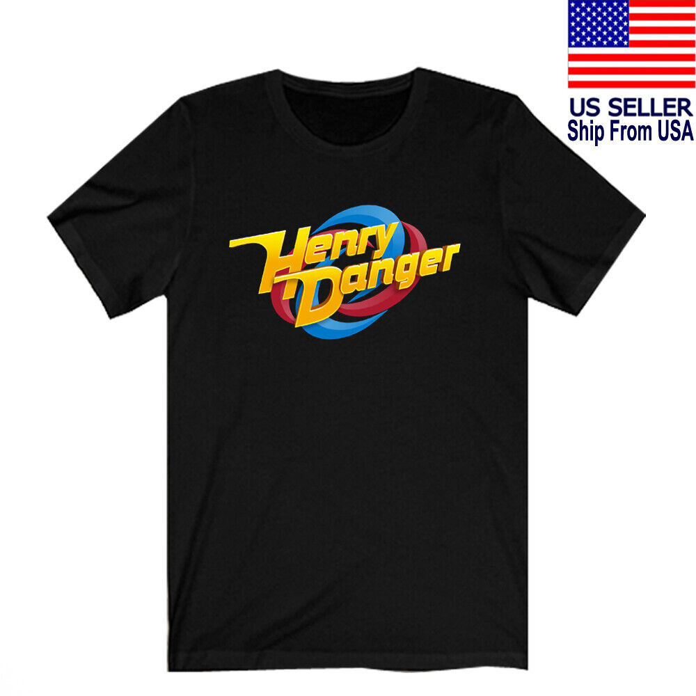 Henry Danger Logo Movie Tv Show Men'S Black T-Shirt | Shopee Philippines