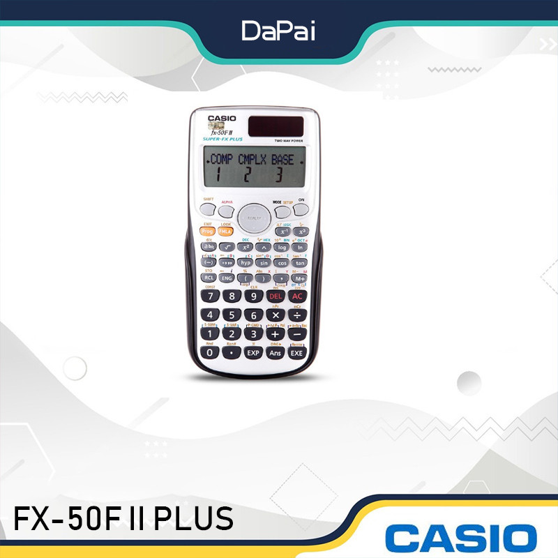 Casio FX-50F II PLUS Engineering Programming Calculator Scientific ...