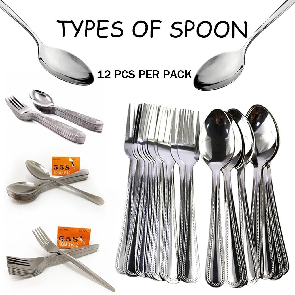 RTW Stainless spoon fork 12 pieces per pack kutsara k.ware | Shopee ...
