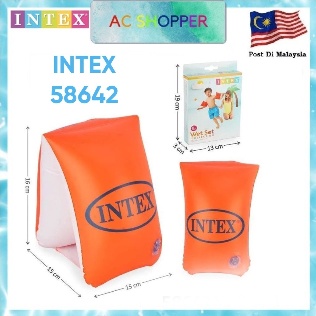 ARM BANDS 3-6Y Intex 58642 Swimming arm bands for kids Swimming arm ...