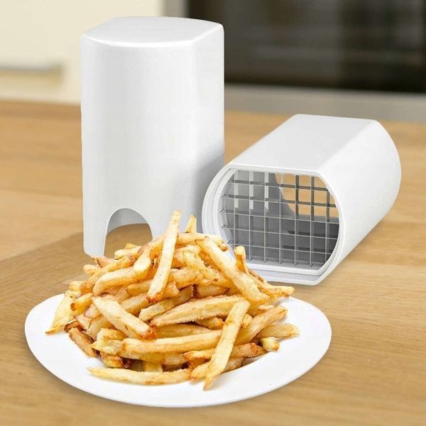 SKYSHOP Perfect Fries Cutter White French Fries Cut With Lid 44 Grid ...