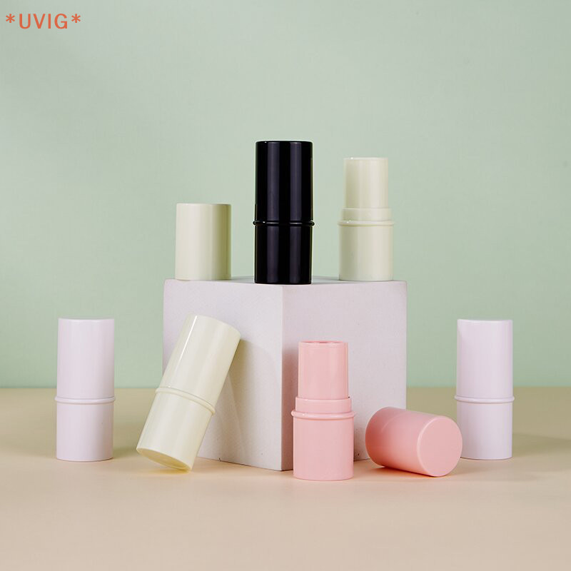 UVIG 6g Empty Deodorant Containers Refillable Plastic Twist-Up Bottle For DIY Natural Lip Makeup ...