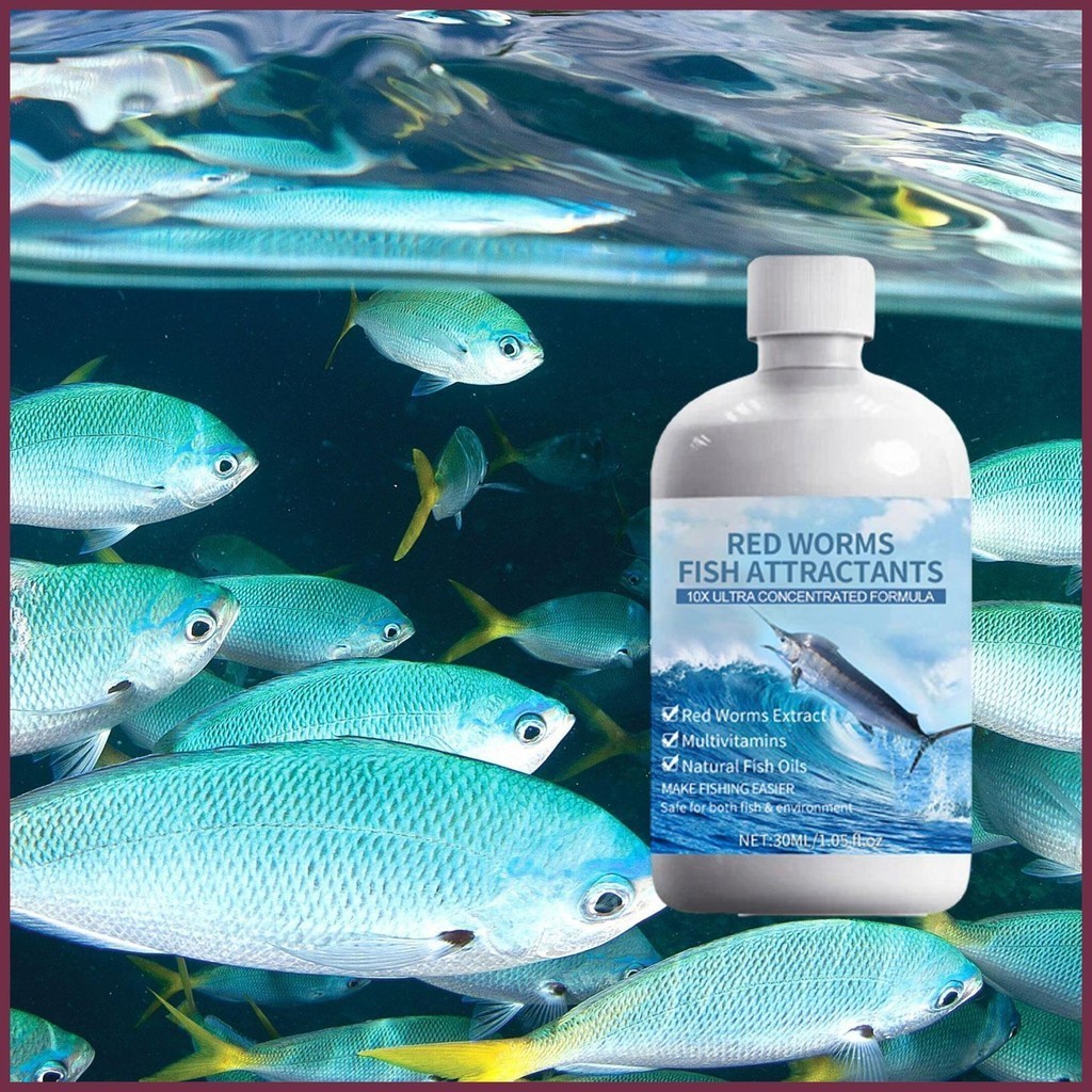 Red Worm Liquid Red Worm Fishing Additive 30ml High Concentration Fish ...