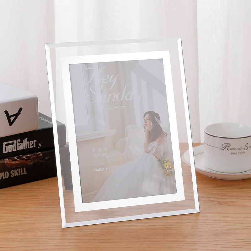 Desk Crystal Glass Photo Frame Diploma Certificate Frame Picture Frame ...