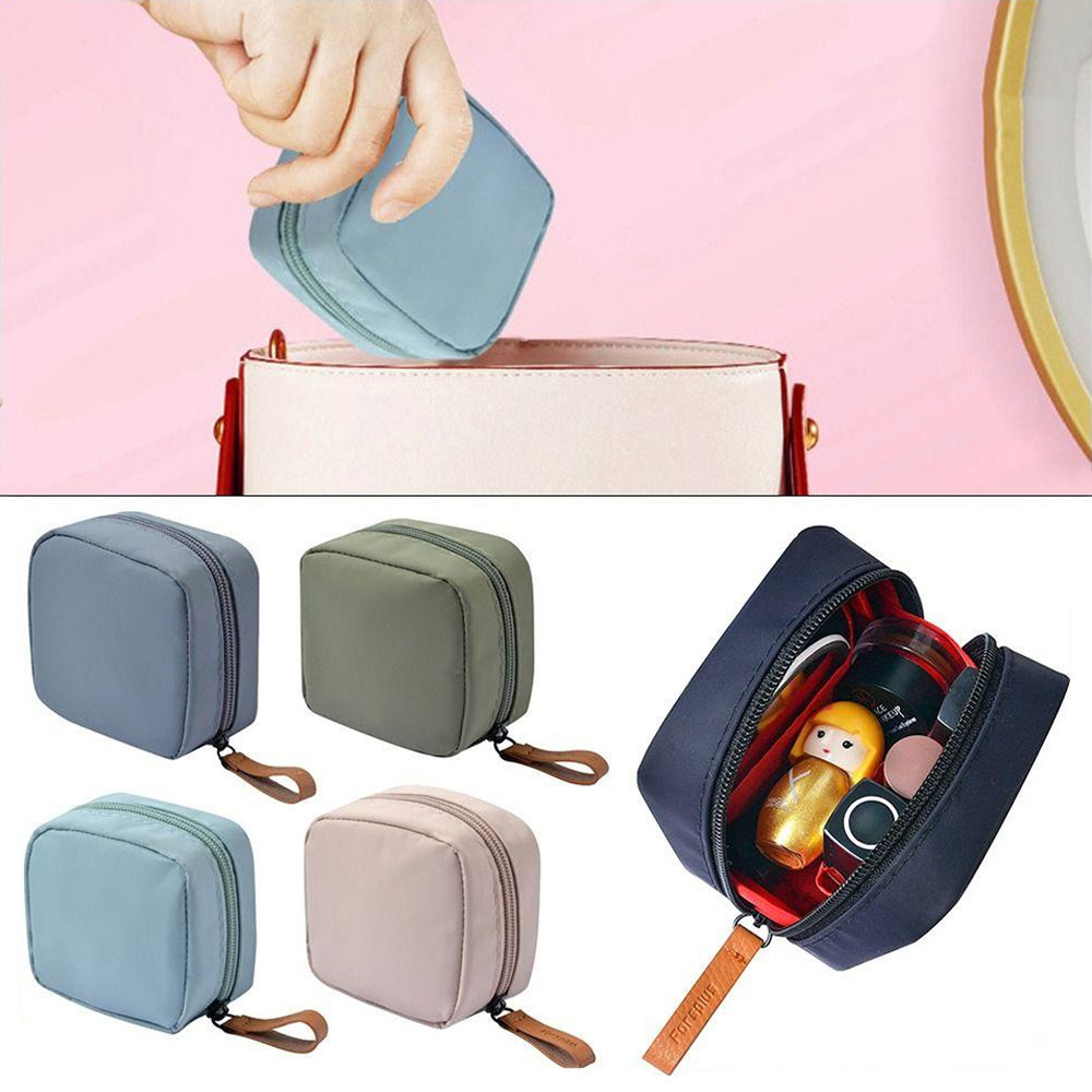 Cosmetic Bag Multi-Purpose Change Purse Coin Bag Sanitary Cotton Bag ...