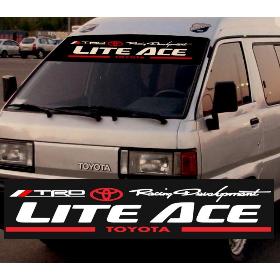 Toyota Lite Ace Windshield Decal Sticker HiAce Universal | Shopee ...