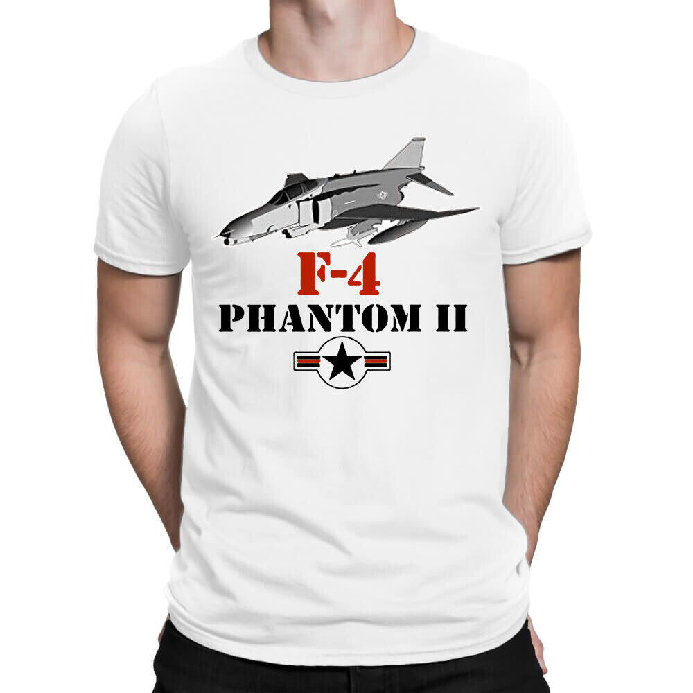 White Design Us Air Force Military Aviation F4 Phantom T-Shirt | Shopee ...