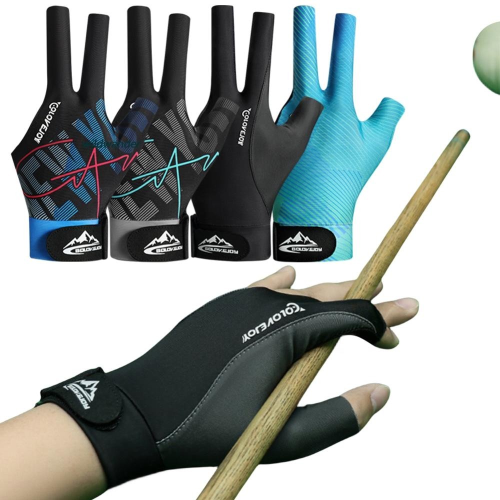 Billiard Gloves Open Finger Gloves Elastic Snooker Pool Gloves ...