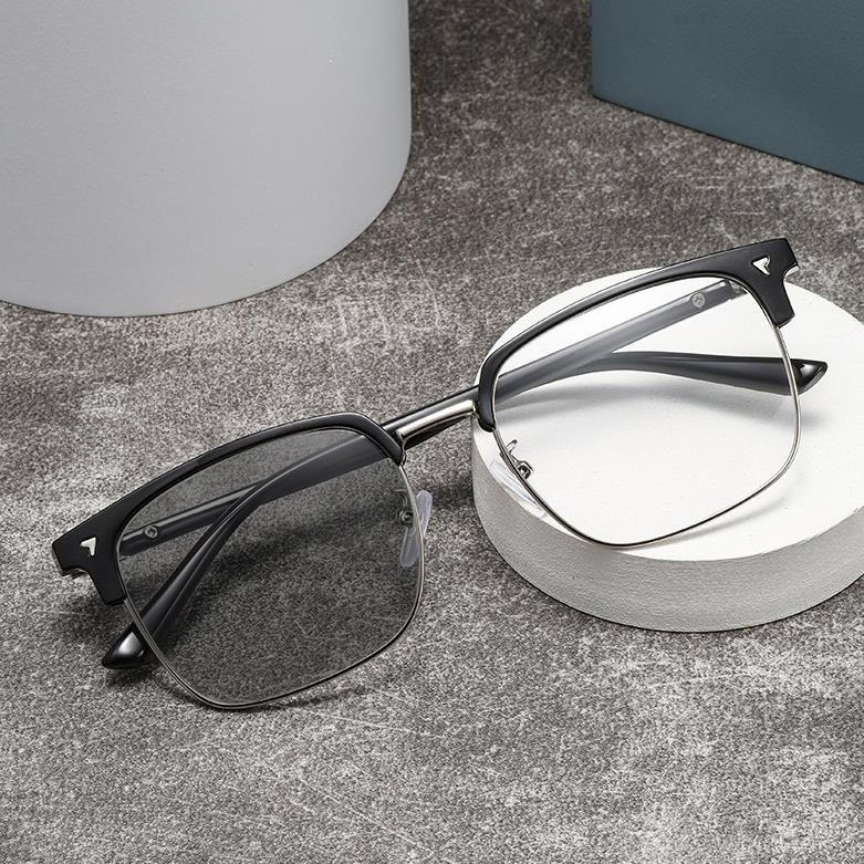 (-0~-600)Photochromic Myopia glasses, color sensitive anti blue light ...