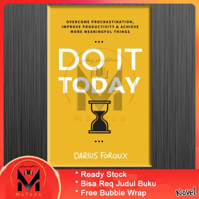 Do It Today - Darius Foroux (English) | Shopee Philippines