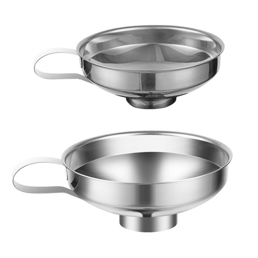 FF-2 Piece Jam Funnel Wide Mouth Jam Funnel Large Stainless Steel ...